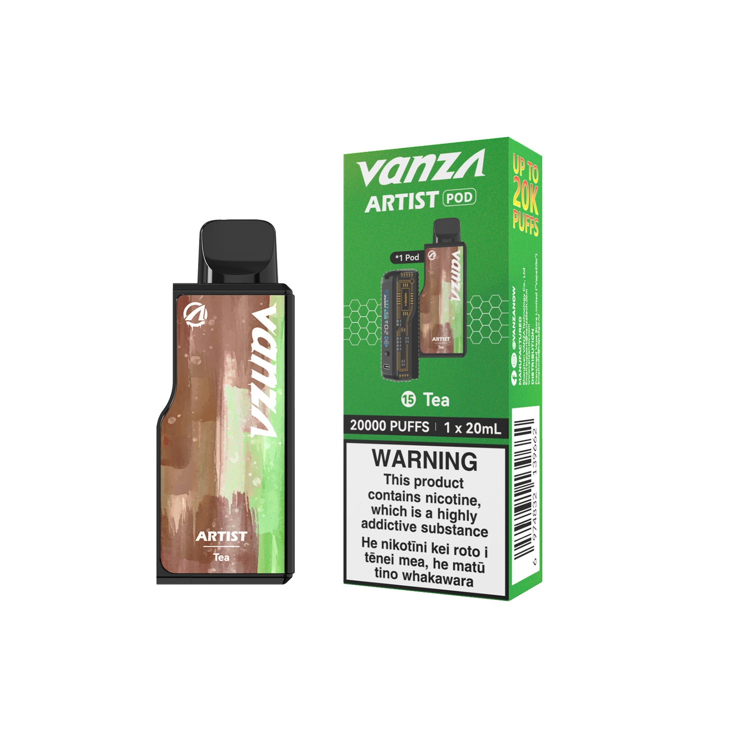 Vanza-Artist Pod 20K — Vape2Go